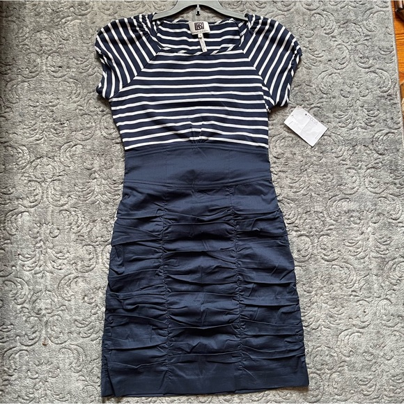 Laundry by Design | Dresses | Laundry By Design Navy Blue Striped Dress ...